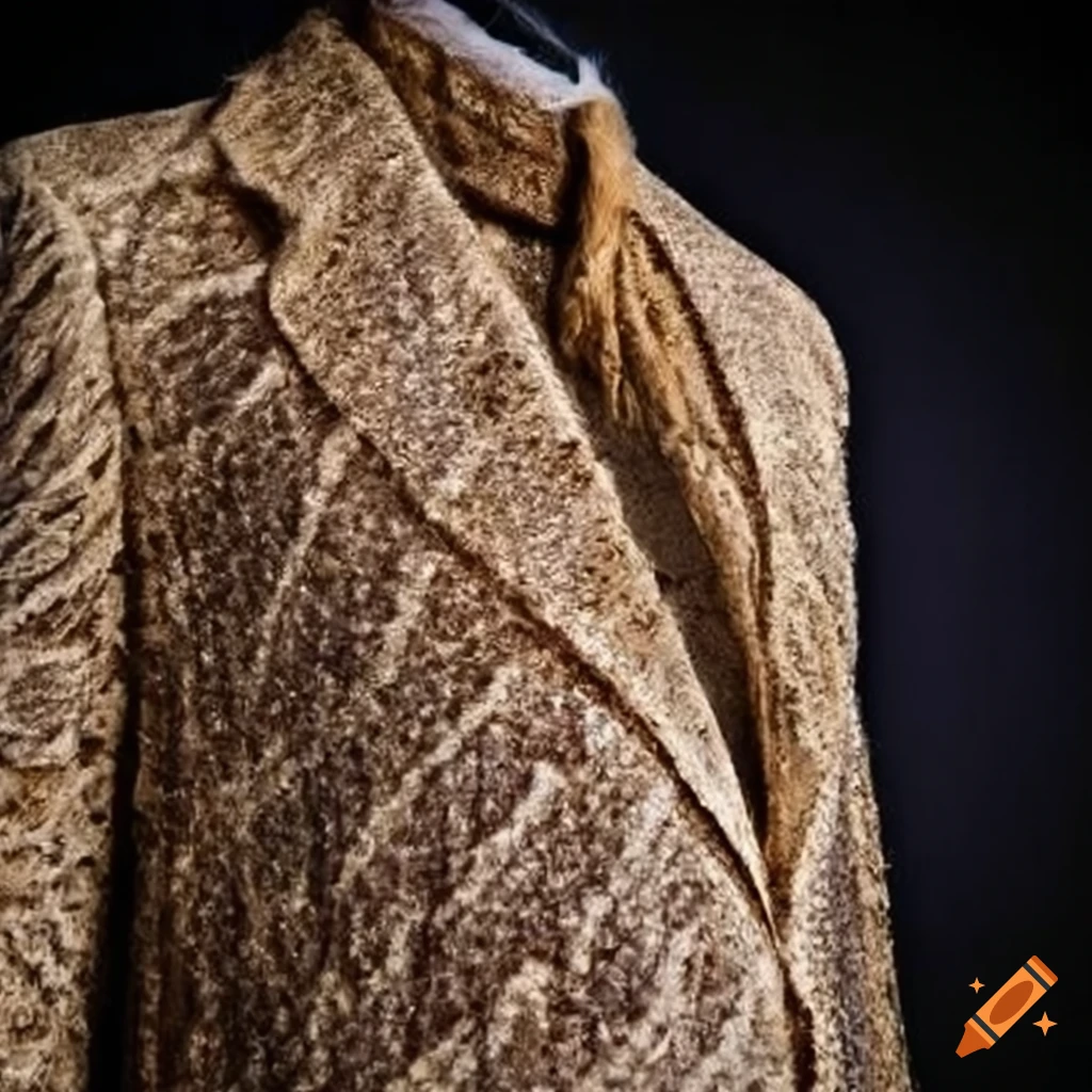 Fish-skin tailcoat on Craiyon