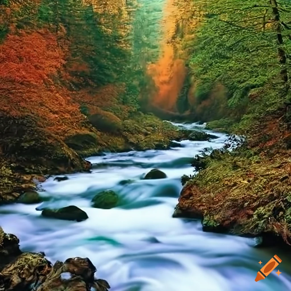River flow on Craiyon