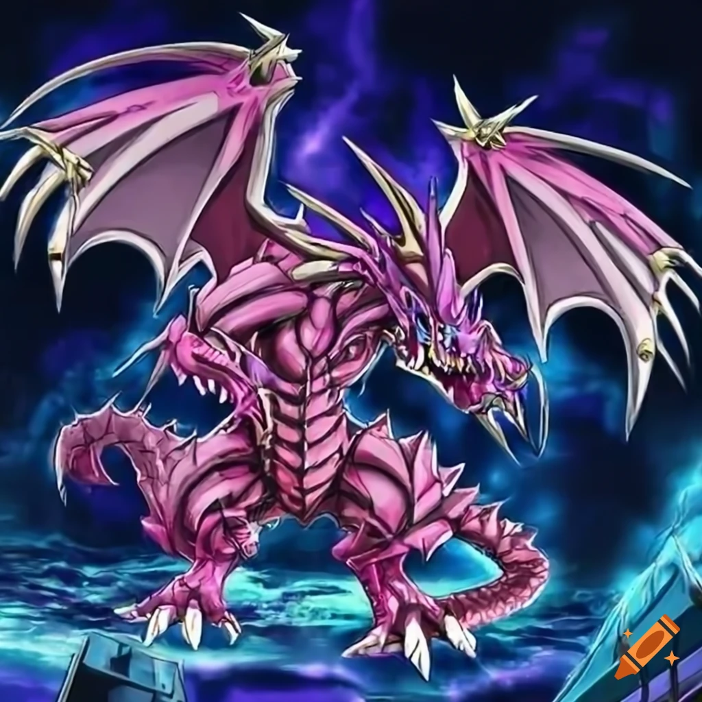 Yu Gi Oh Dragon Monster Card On Craiyon