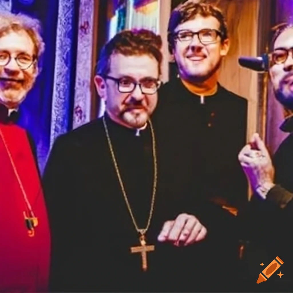 Pope Furious and the Bishops of Funk performing with cosmic ...