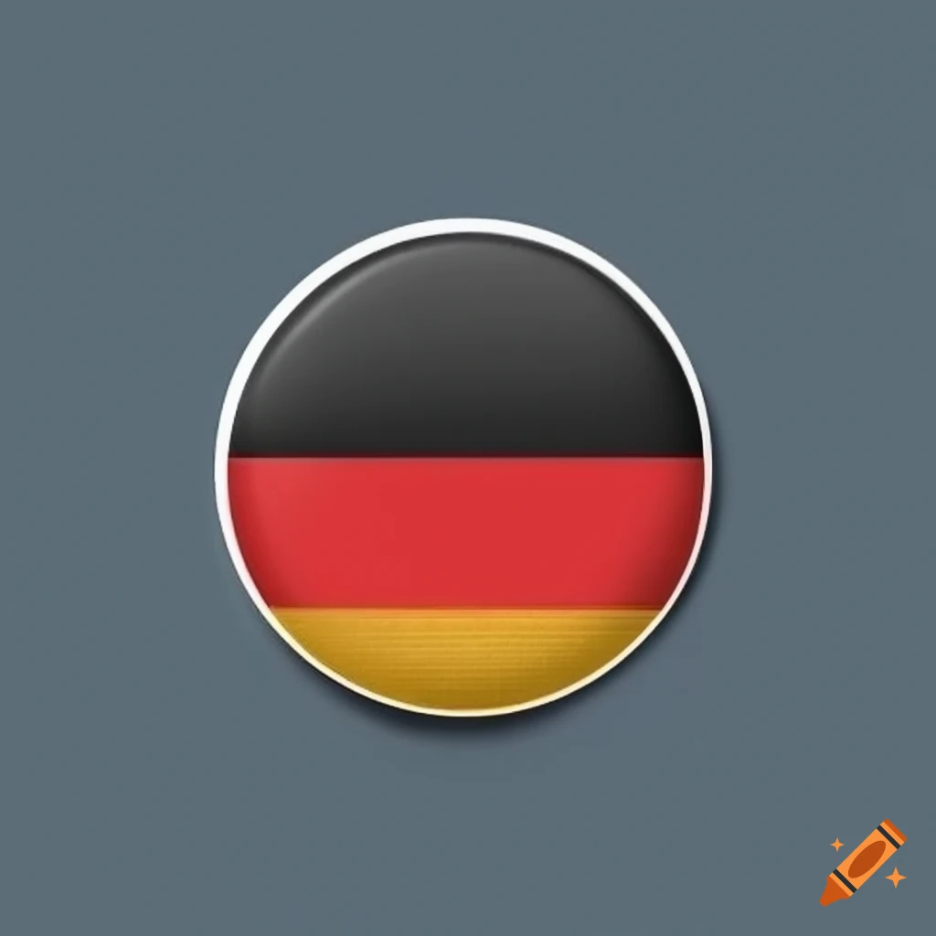 German flag in a circle on Craiyon