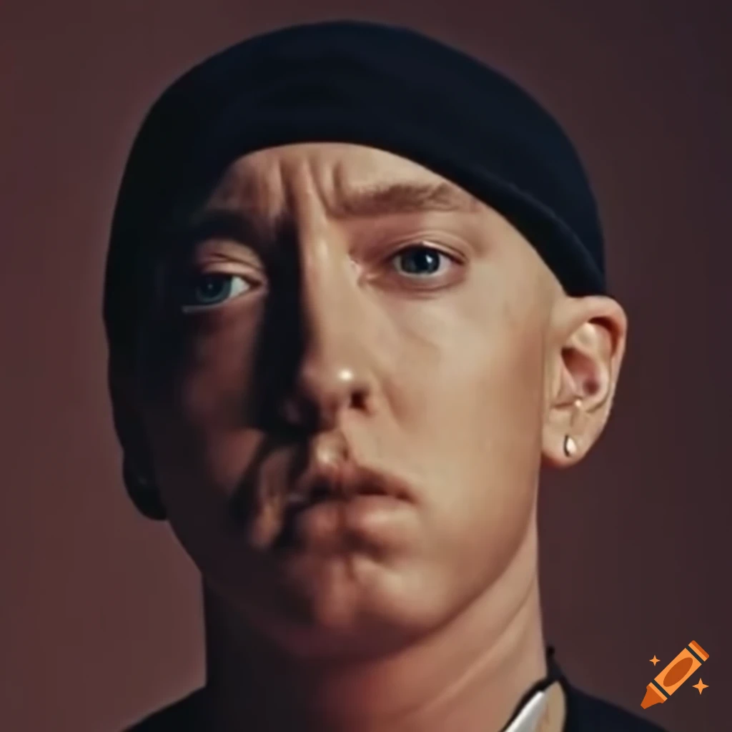 Smiling eminem on Craiyon
