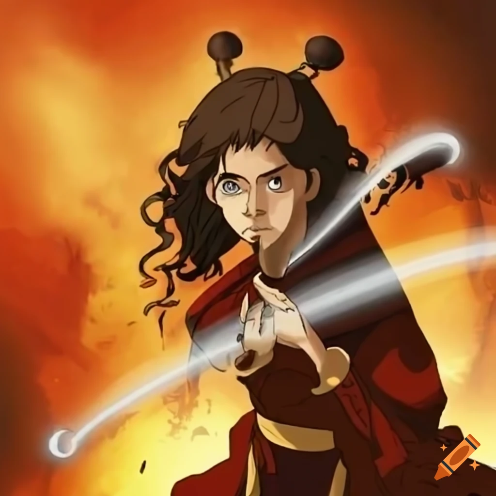 Artwork of water-bending avatar manipulating white liquid on Craiyon