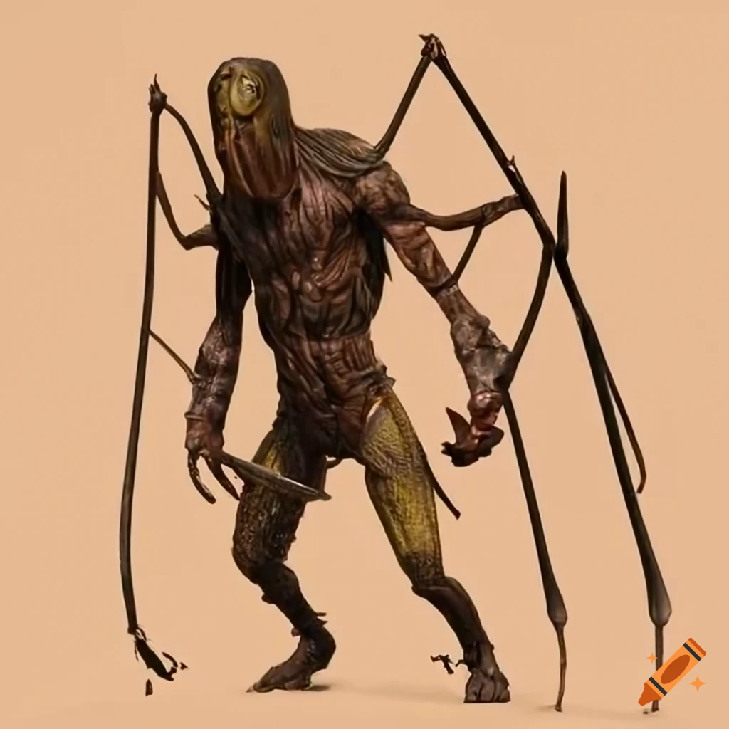 Locust man full body on Craiyon