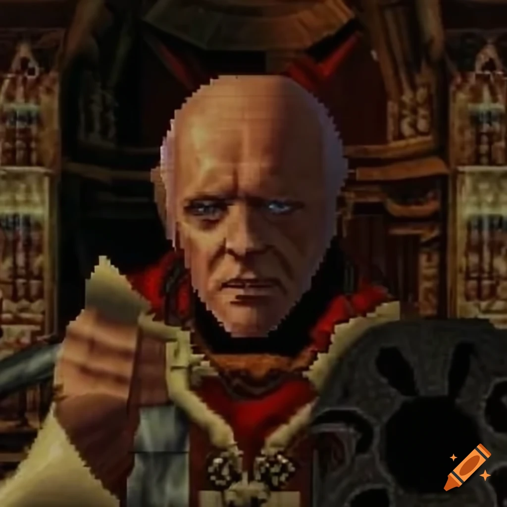 Anthony Hopkins as Abraham Van Helsing in Castlevania 64 video game on ...