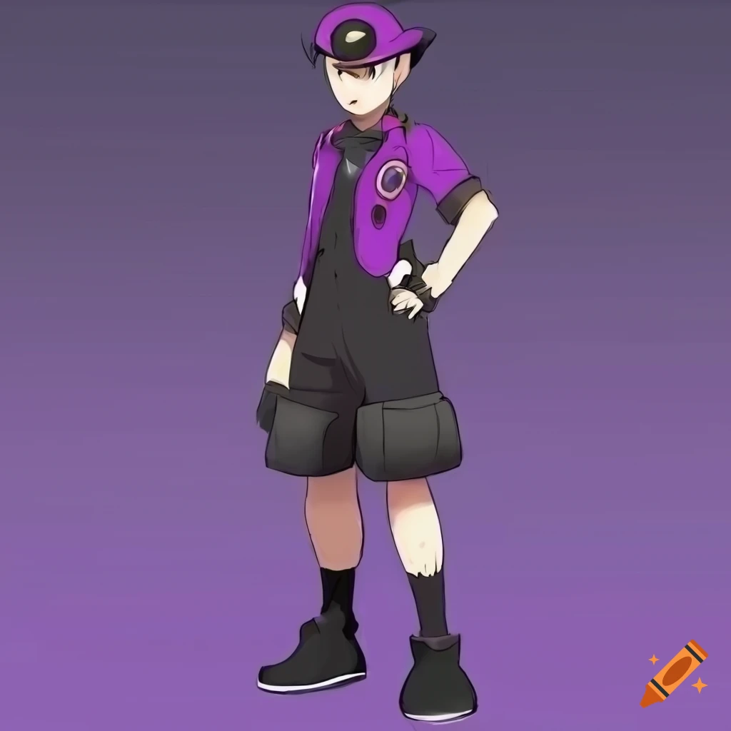 Pokemon grunt in black and purple uniform in pokemon black and white ...