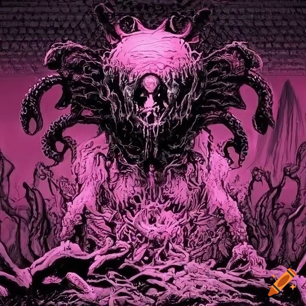 Demonic mystical creature inspired by Lovecraft and SCP for a death ...