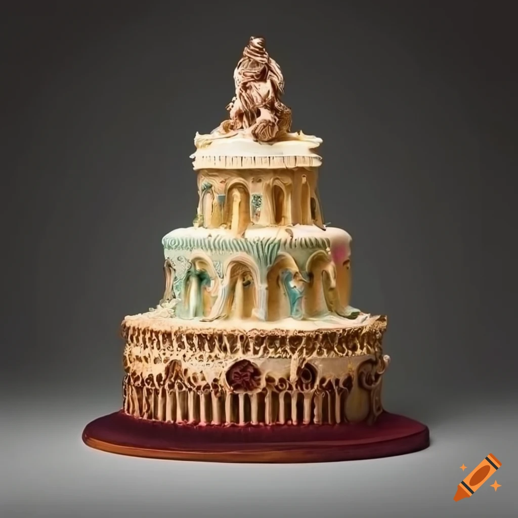 Stunning cake modeled after the Metropolitan Museum of Art's entrance ...