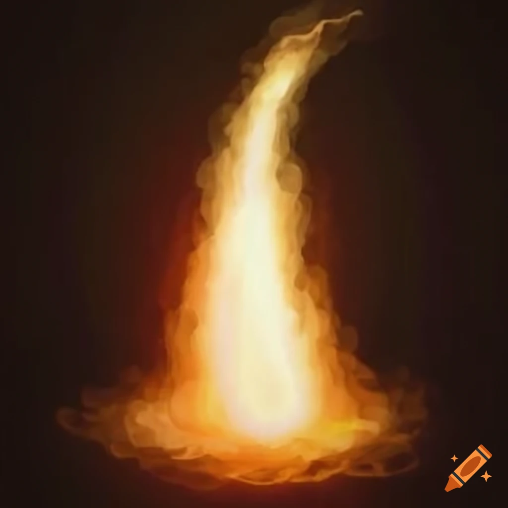 White golden fireball on Craiyon