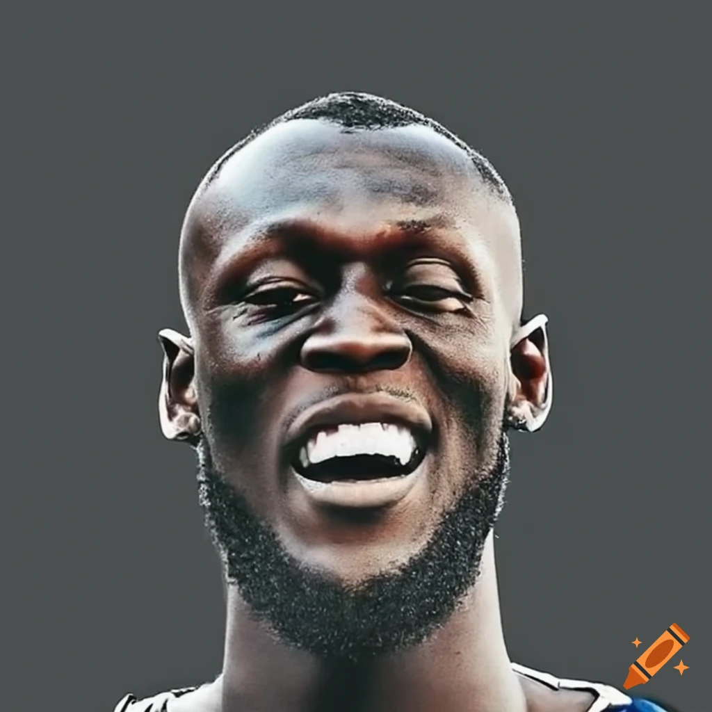 Smiling portrait of stormzy on Craiyon