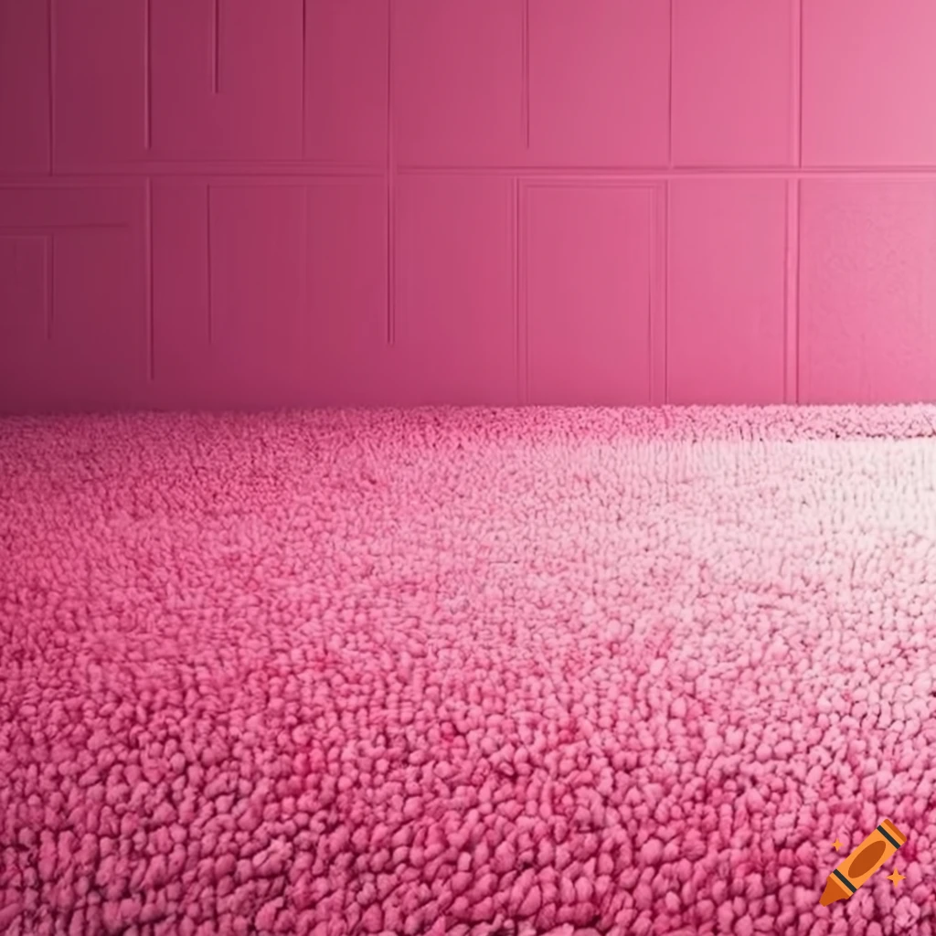 Pink carpet room on Craiyon