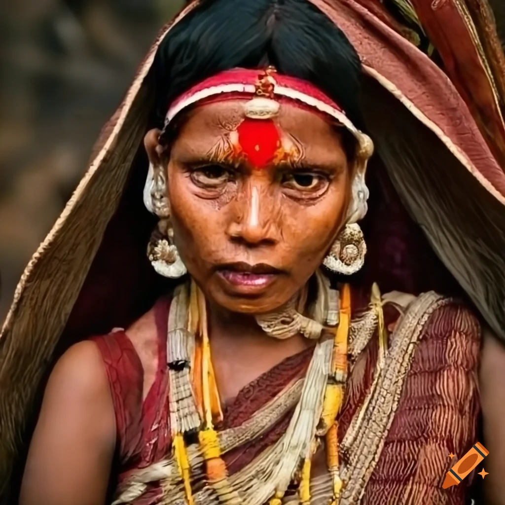Traditional tribe images from the indian orissa state on Craiyon