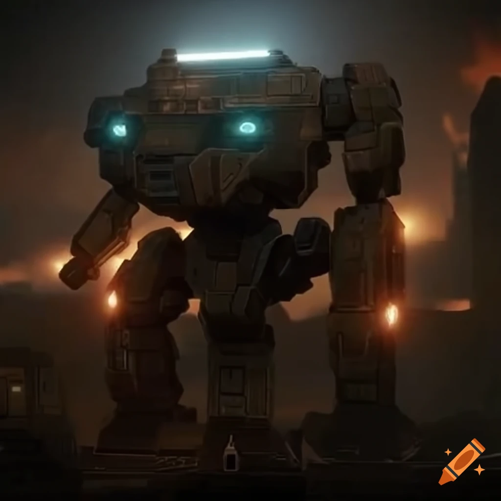 Battletech on Craiyon