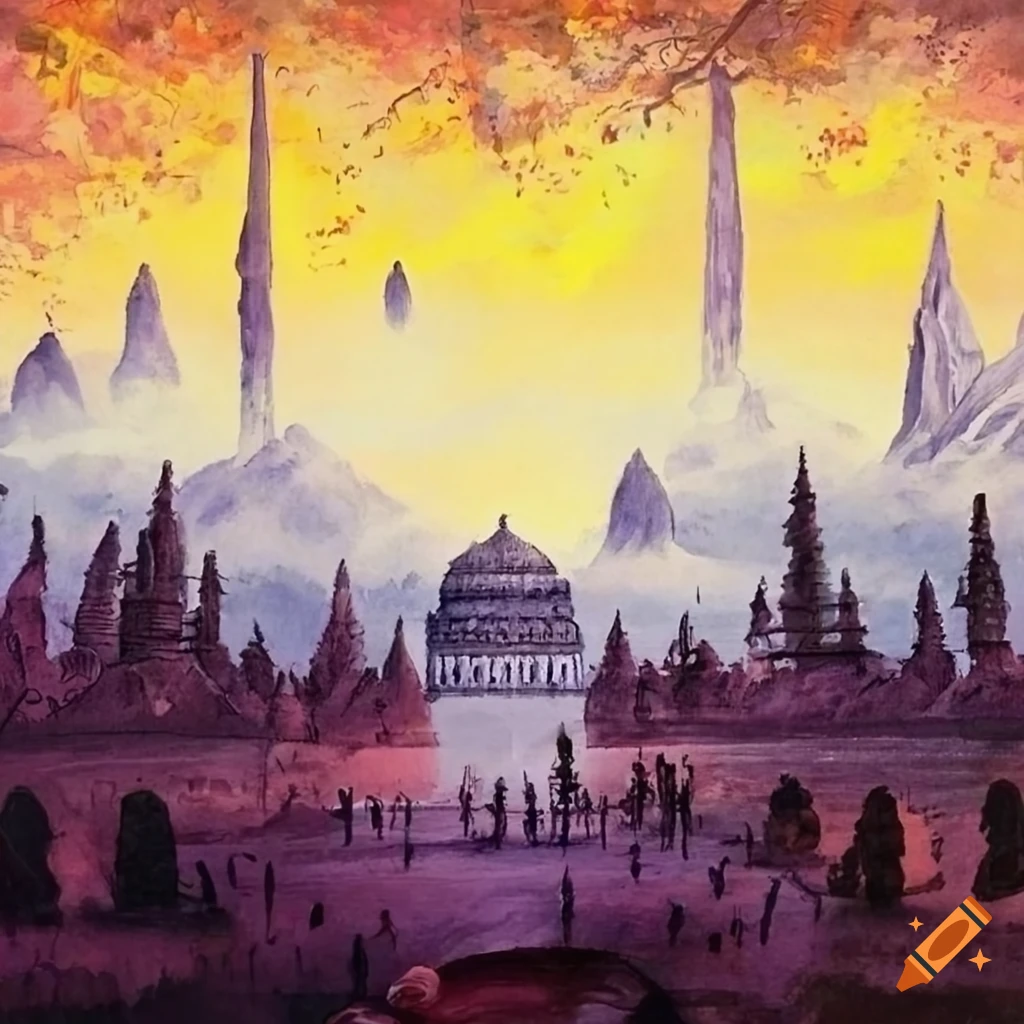 Stunning museum landscape by norman rockwell on Craiyon