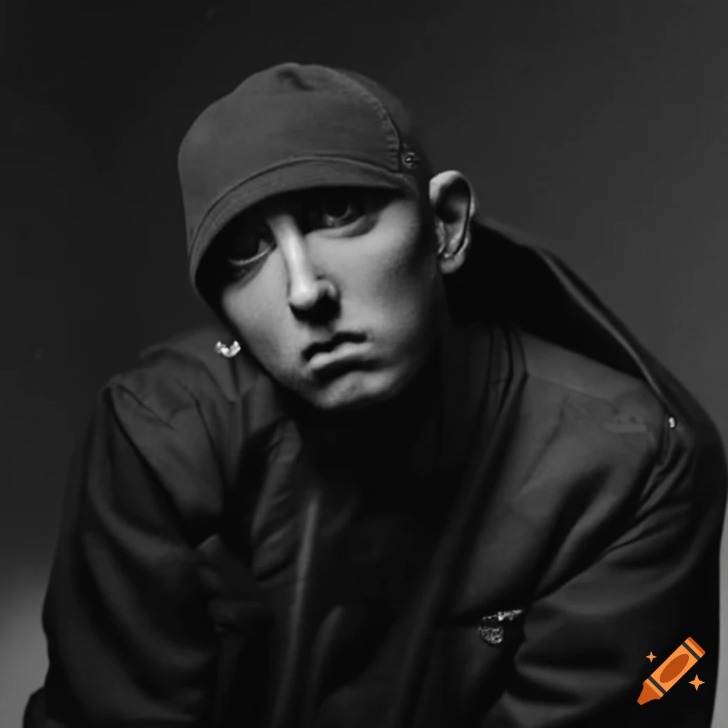 Eminem artist portrait on Craiyon