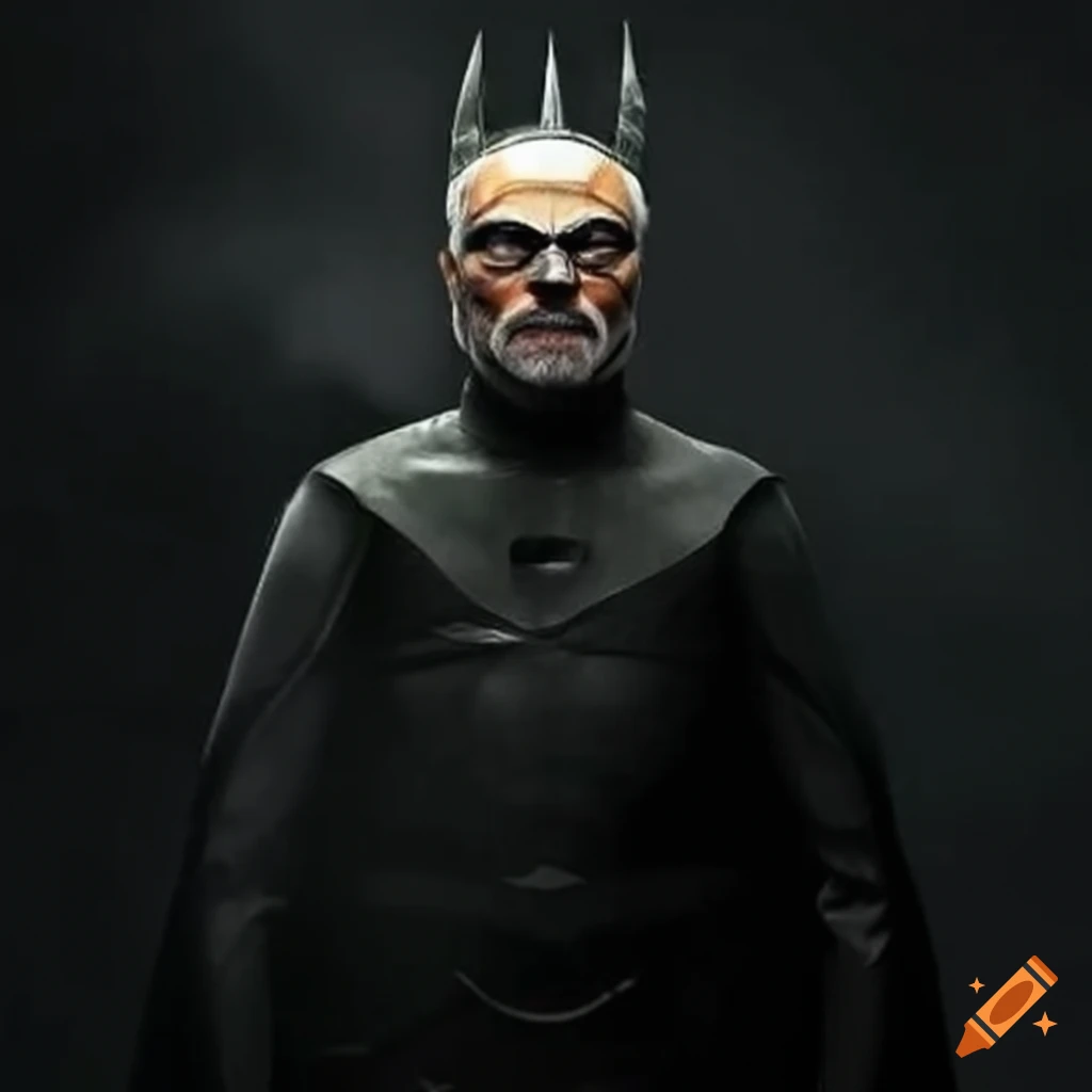 Political satire of narendra modi in a batman costume on Craiyon