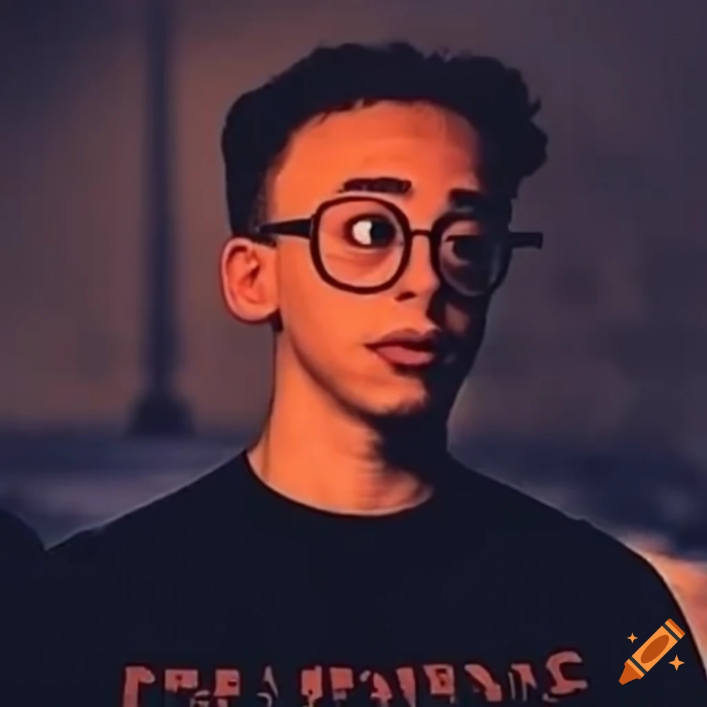 Illustration of a personification of sadness representing logic on Craiyon