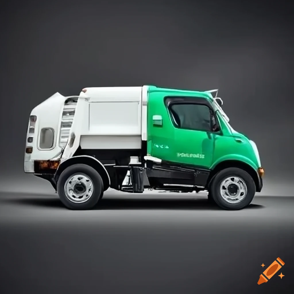 Smart garbage truck on Craiyon