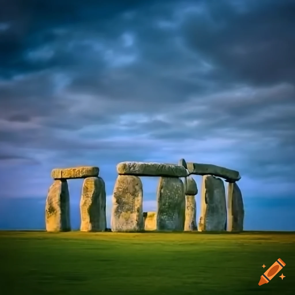 Stone circles at stonehenge on Craiyon