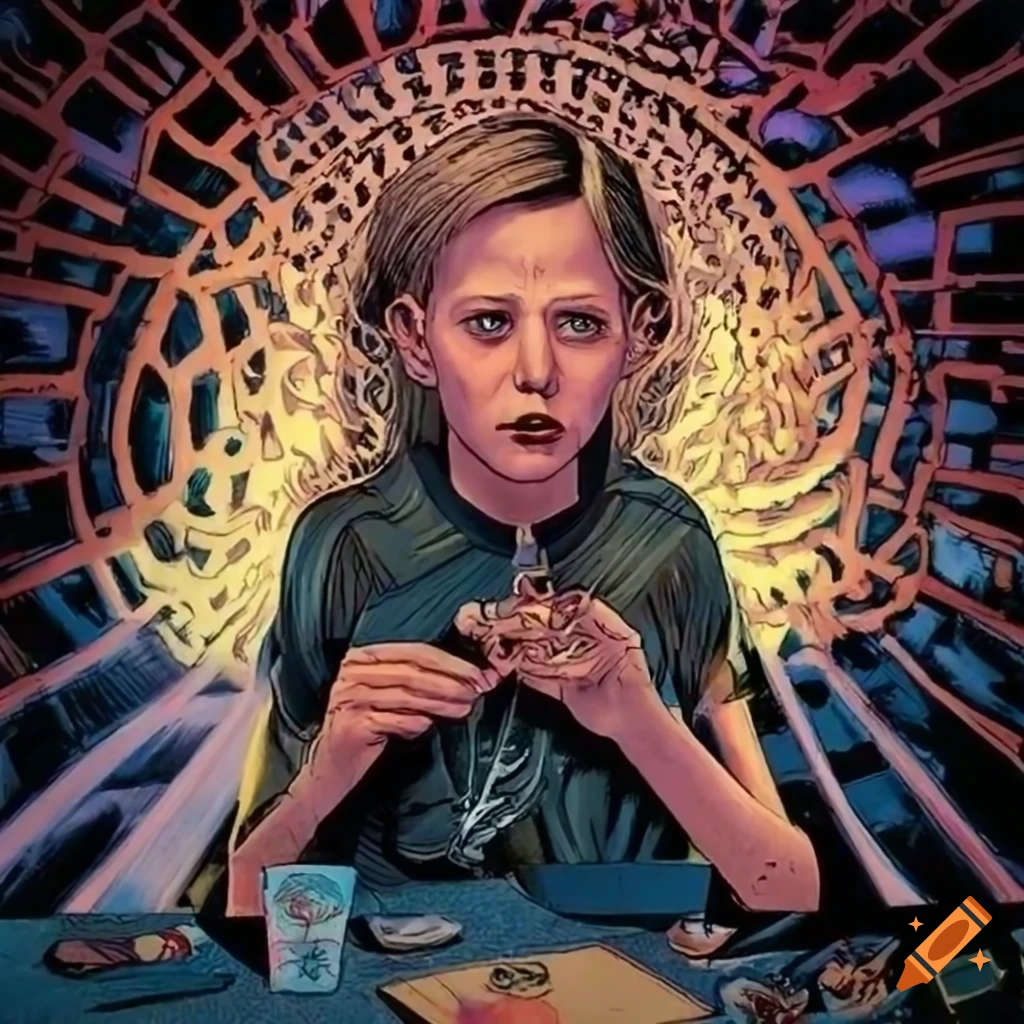 Illustration from the graphic novel 'zenith lsd' by norman rockwell on ...