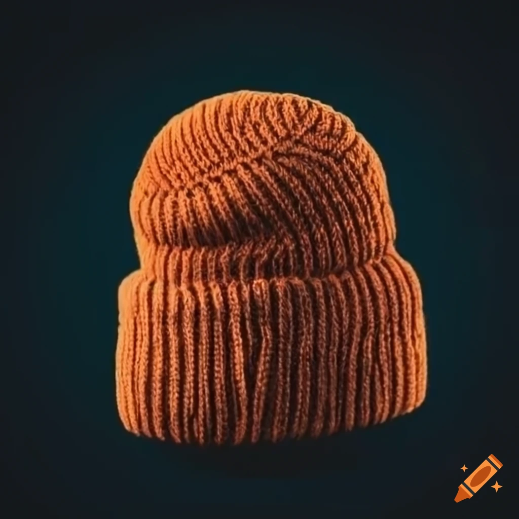 Beanie hat texture on Craiyon