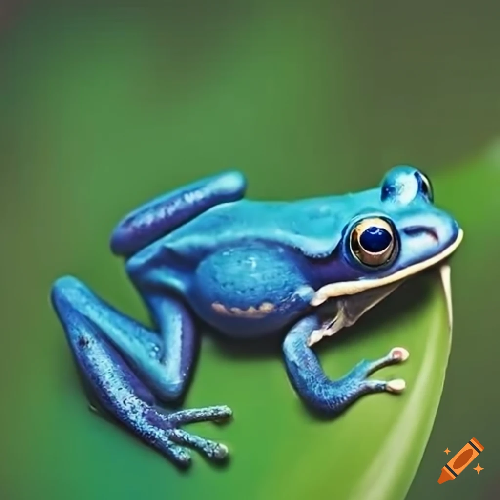 Rana azul on Craiyon