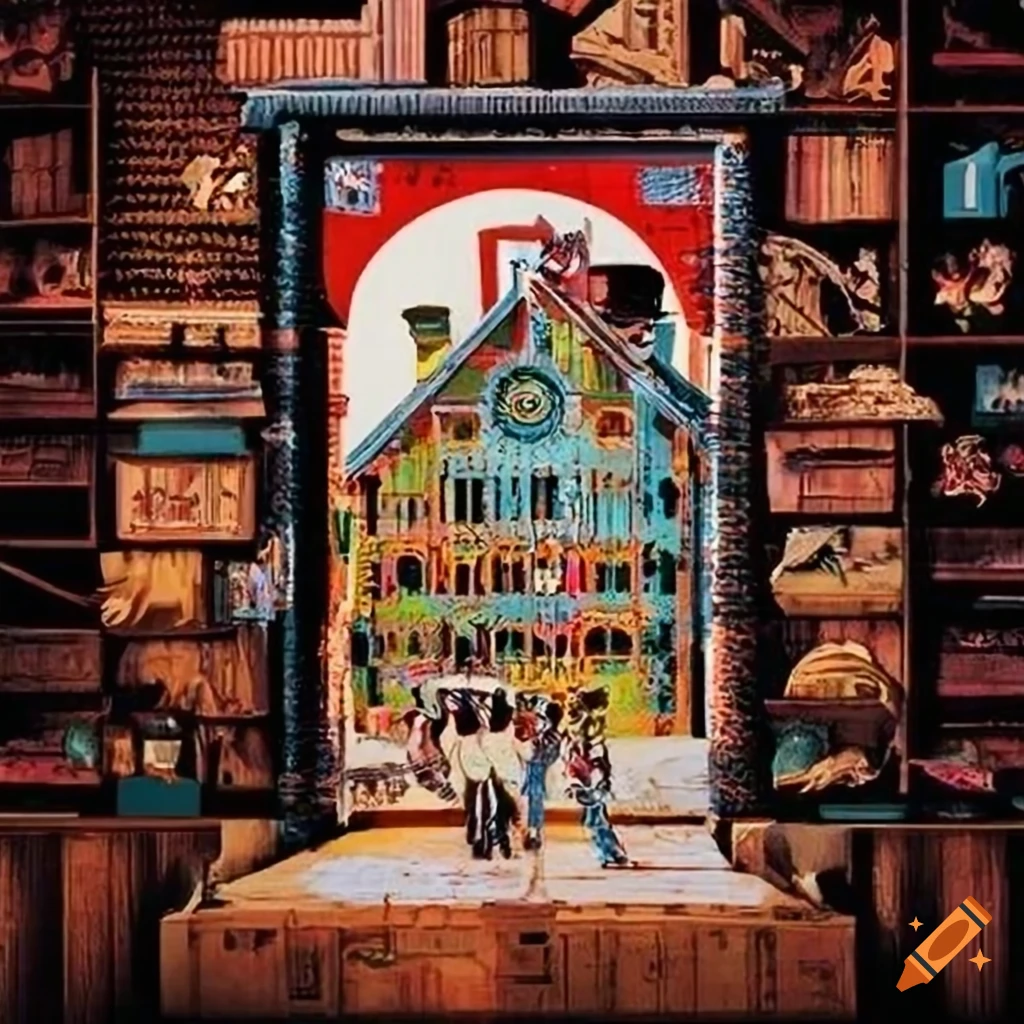 Steezy Action Architecture Poster design in 'cuckoo clock' style by ...