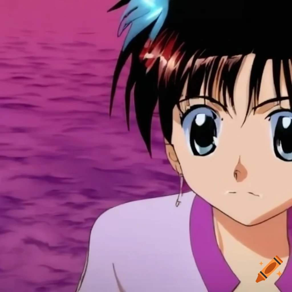 Shiny 3D dazzling eclipse anime with Japanese text from the 2000s on ...