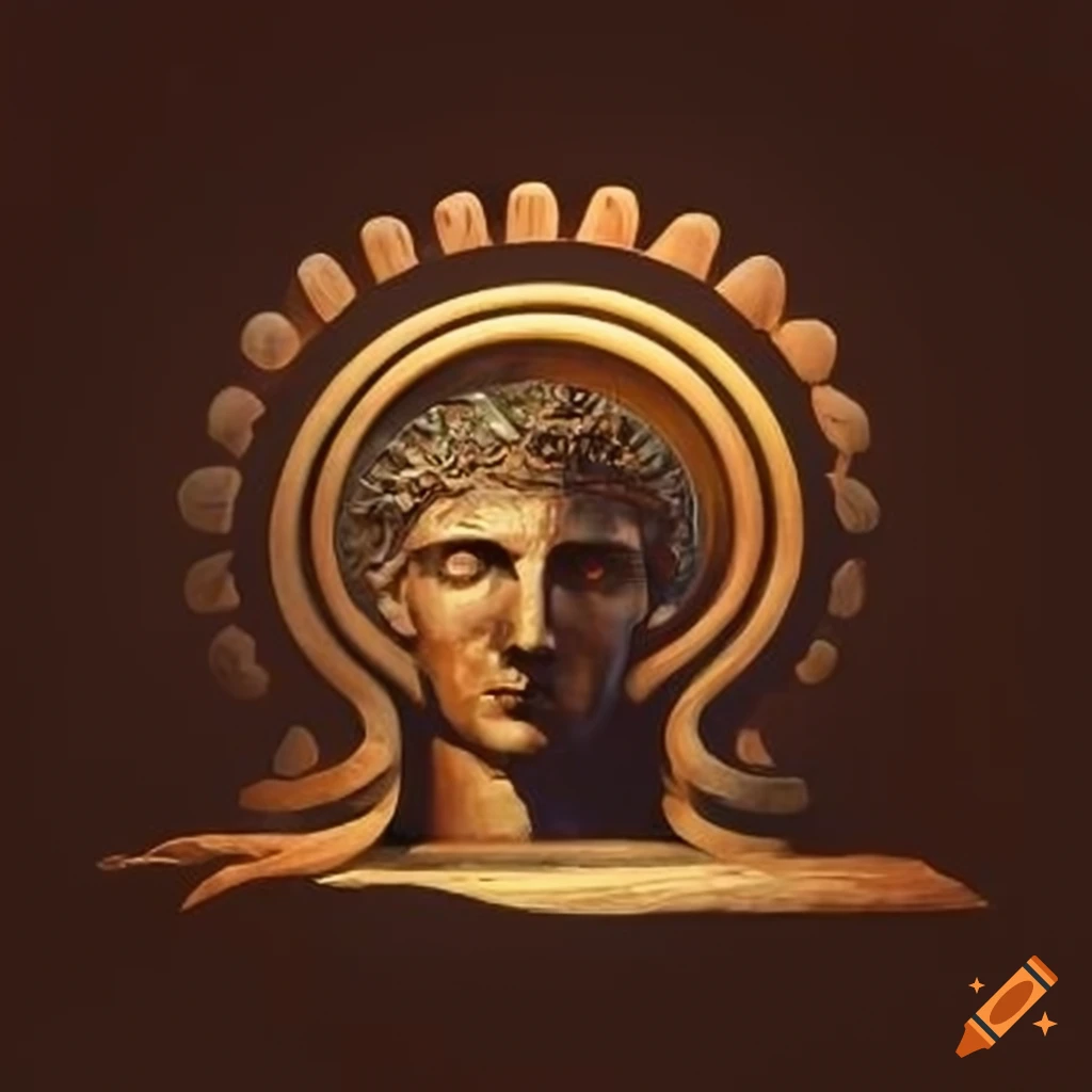 Ancient rome building company logo on Craiyon