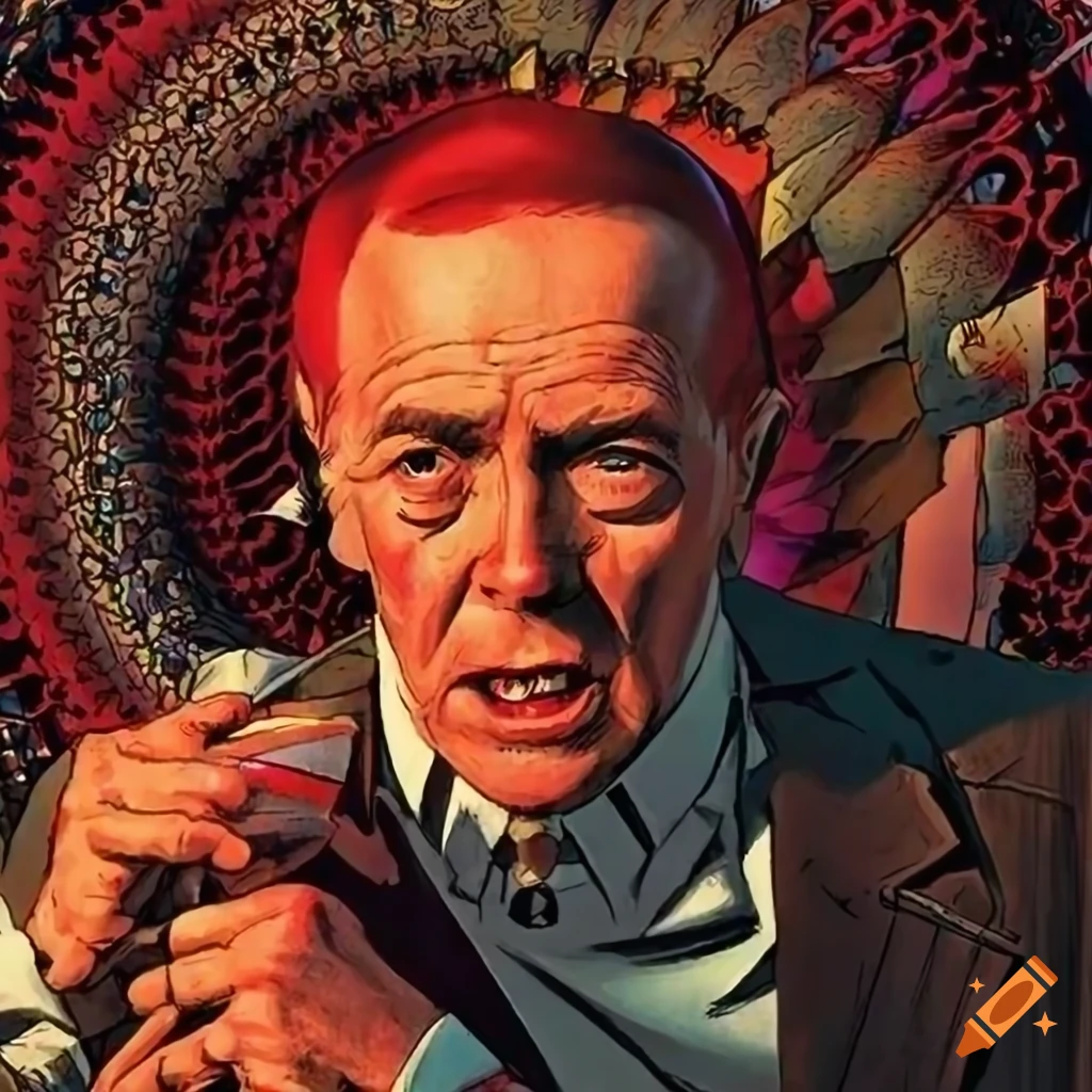 Stunning graphic novel illustration from Noir graphic novel zenith lsd ...