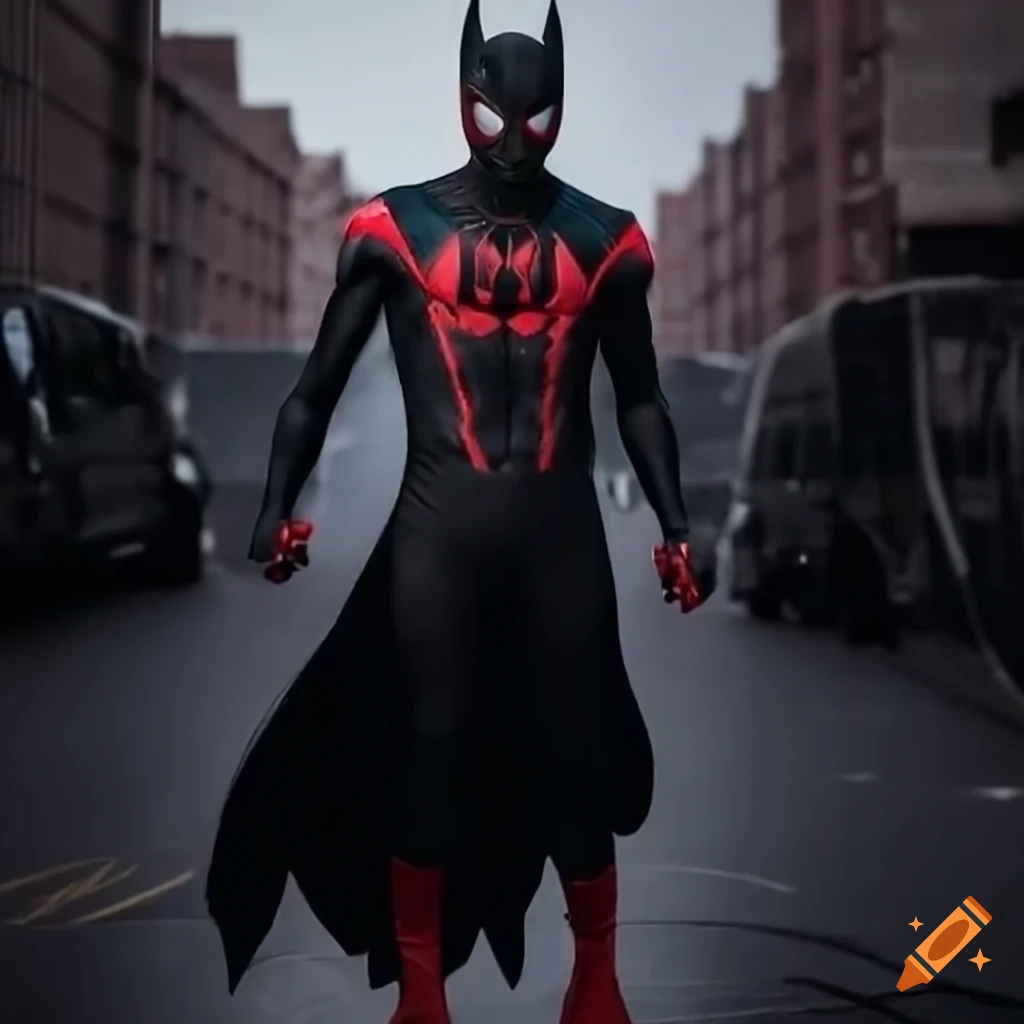 Miles morales as batman on Craiyon