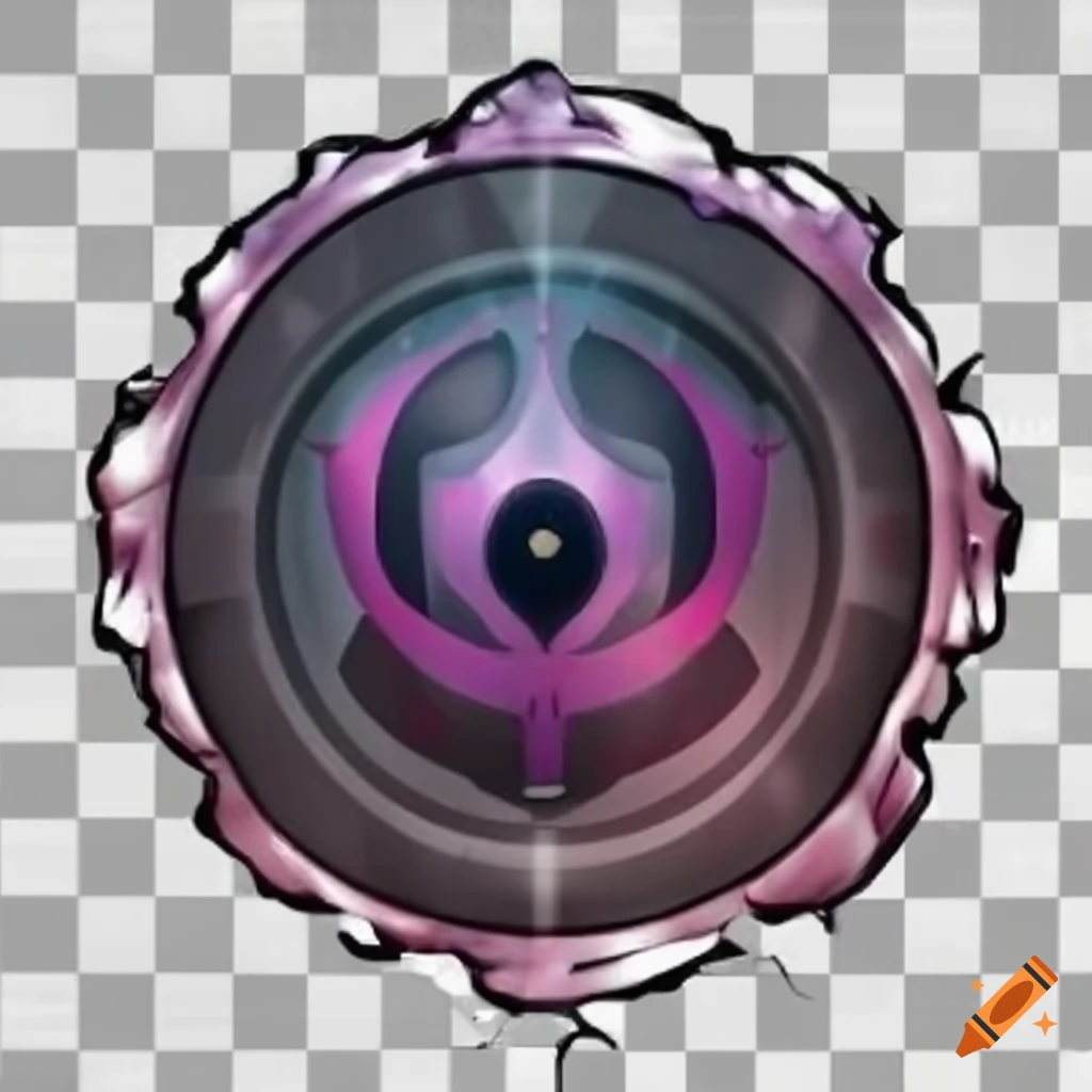 Circle logo of widowmaker in png format on Craiyon