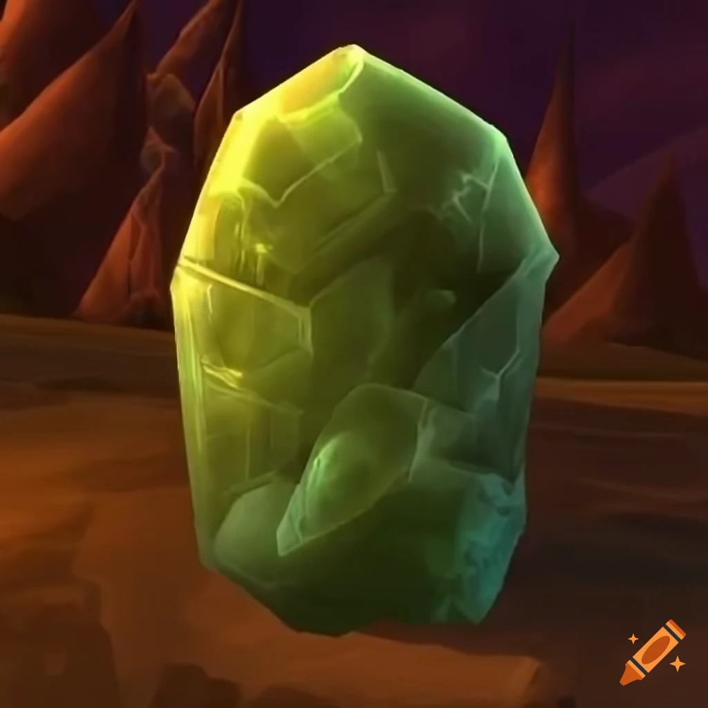 Jade material in world of warcraft on Craiyon