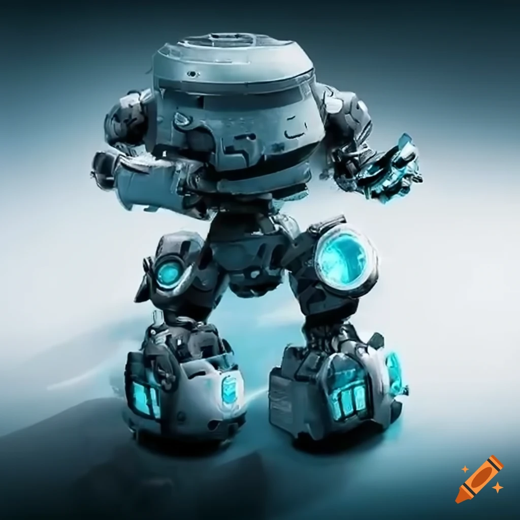 Mecha washing machine on Craiyon