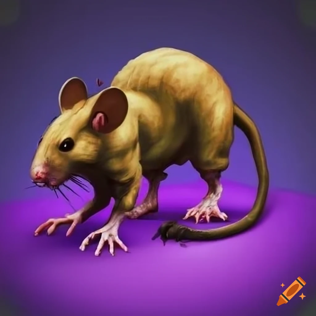 Mutant radioactive rat on Craiyon