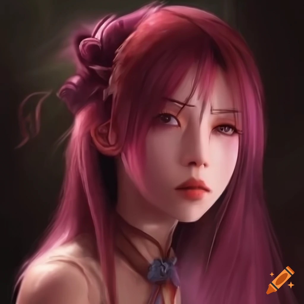 Diao chan in a photorealistic portrait on Craiyon