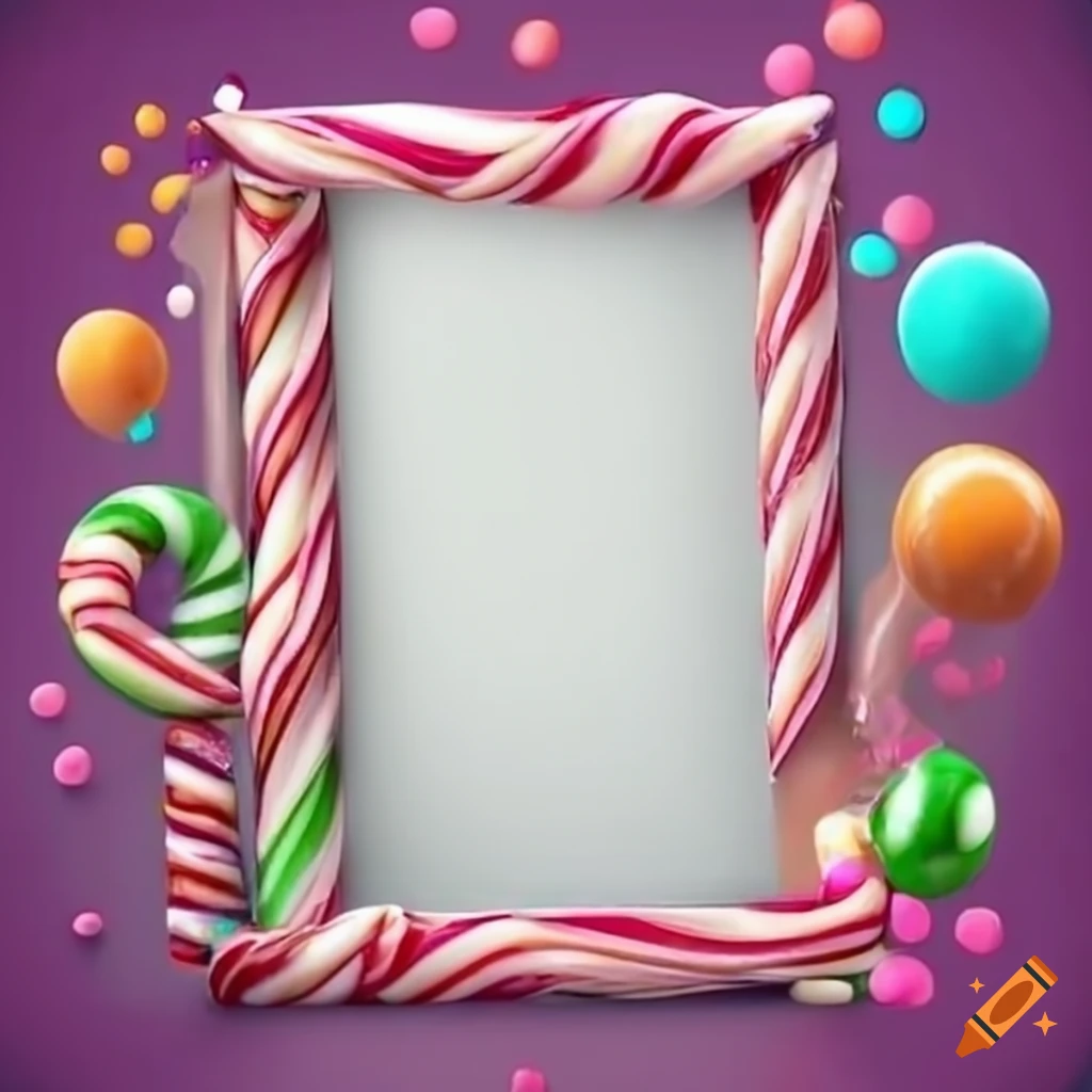 Candy frame on Craiyon