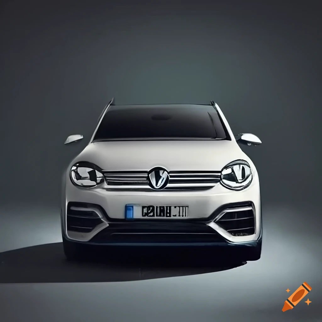 Vw beetle car on the road on Craiyon