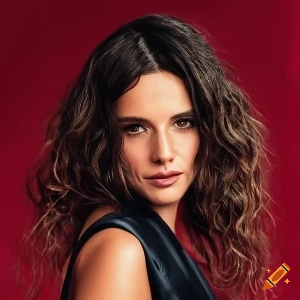 Actress ana varela in a gown on the red carpet on Craiyon