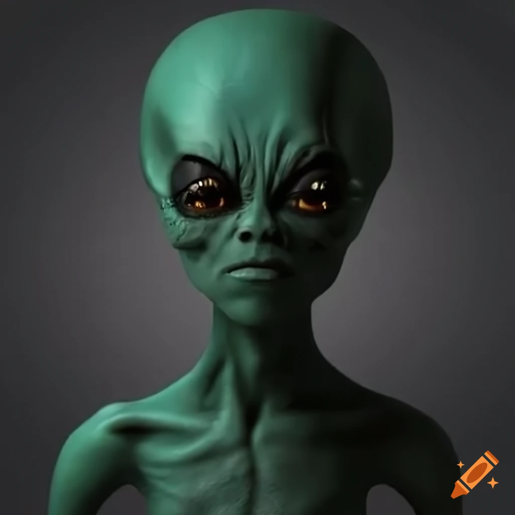 Angry alien creature on Craiyon