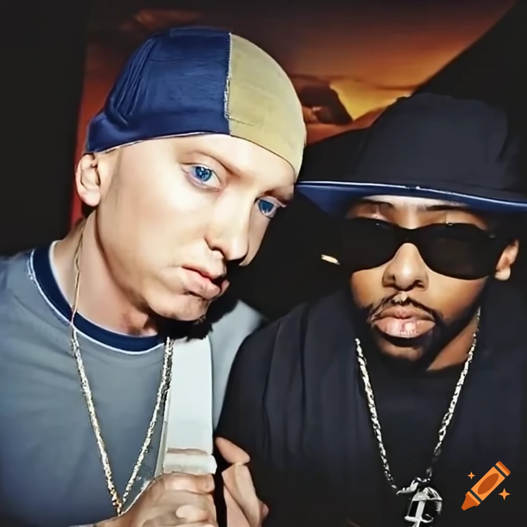 Eminem and royce da 5'9 on Craiyon