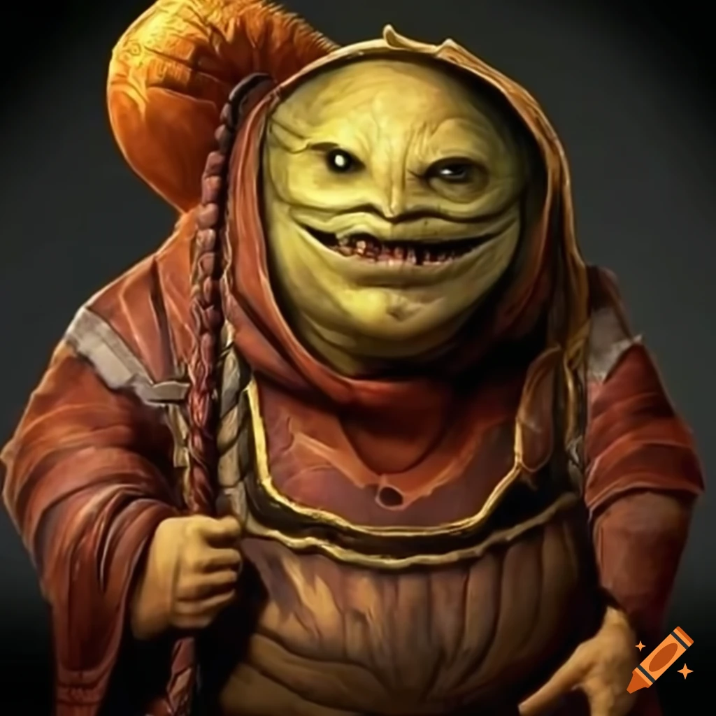 Friendly fat alien merchant ready to make a deal on Craiyon