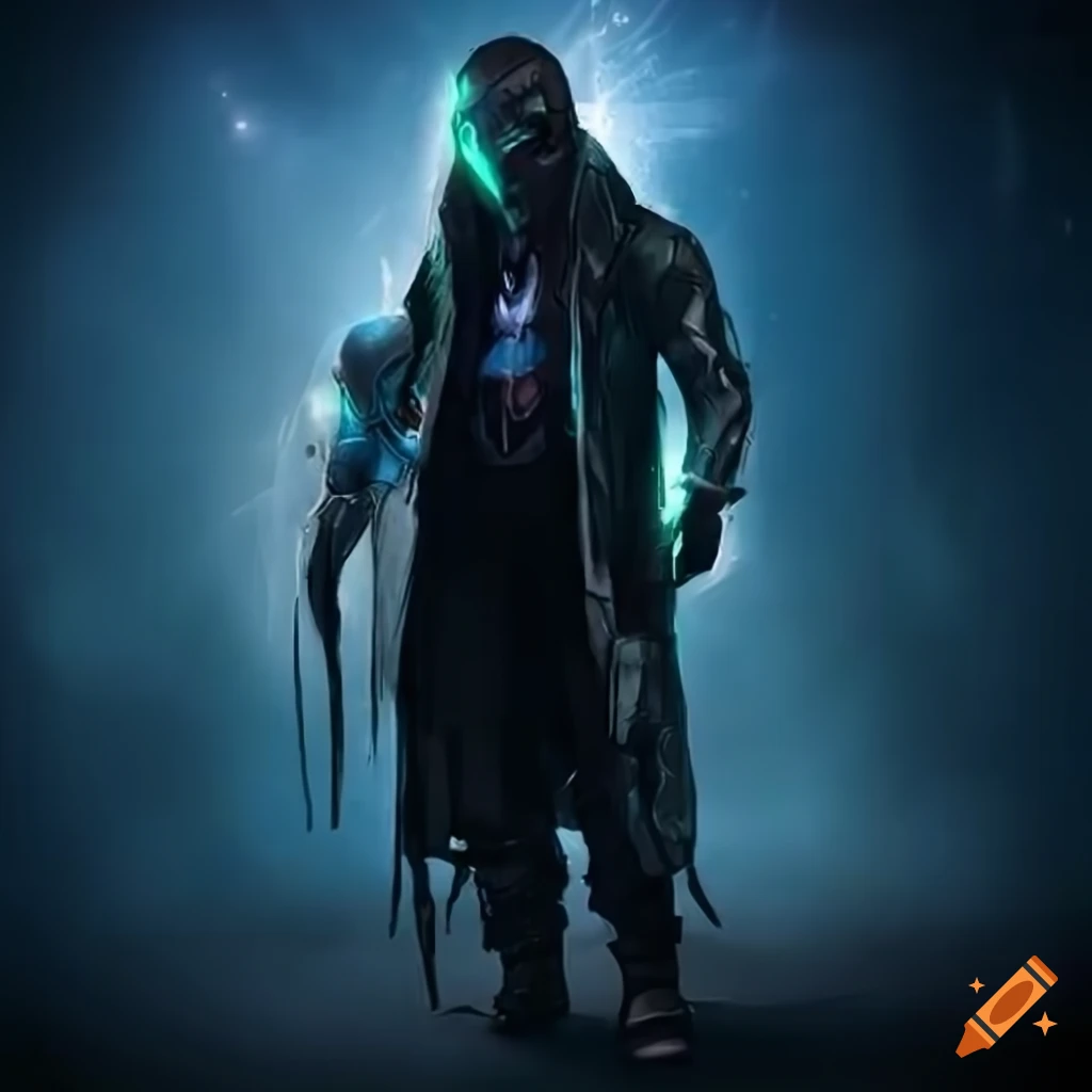 Cyberpunk hacker in full body outfit on Craiyon