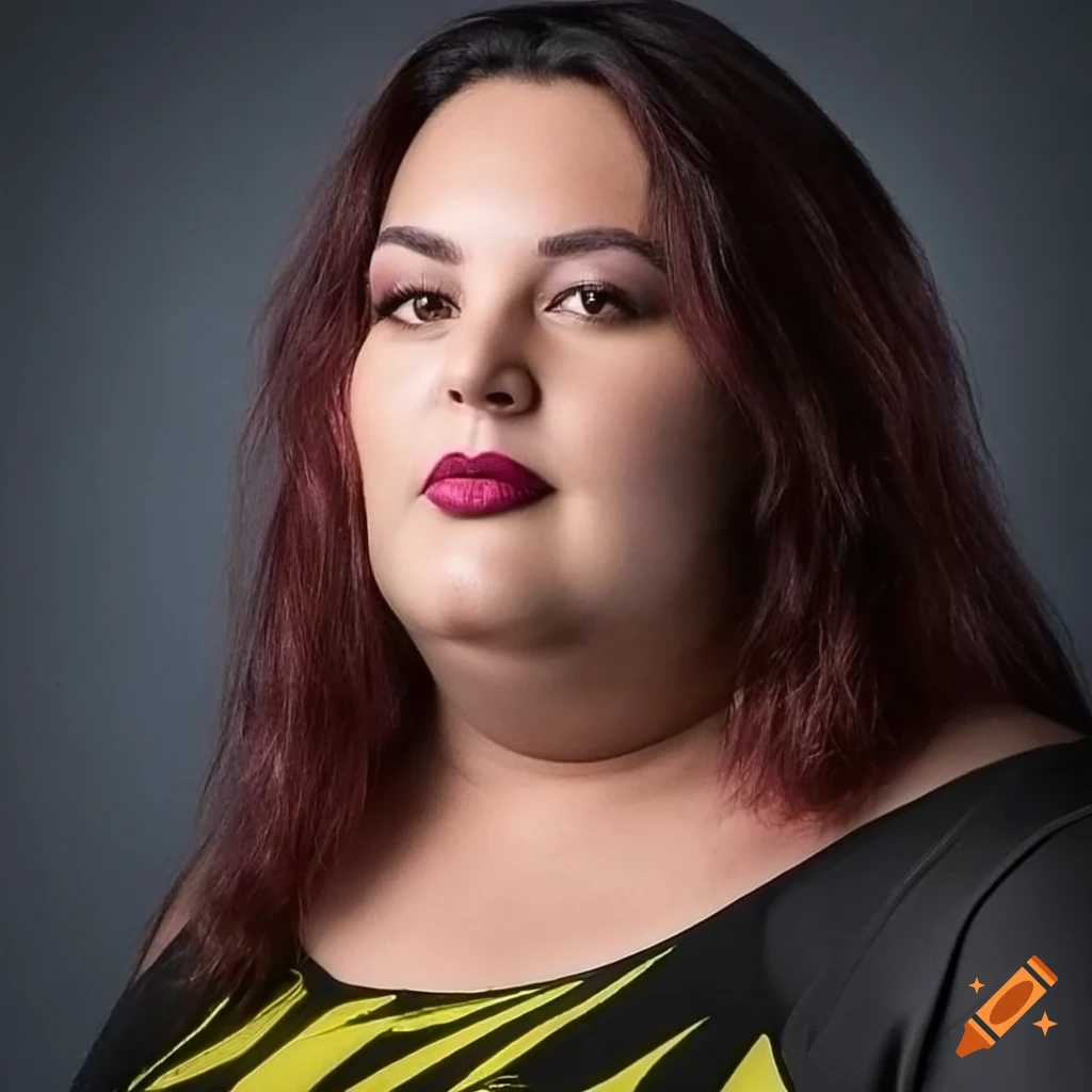 Beautiful transgender woman with plus size on Craiyon