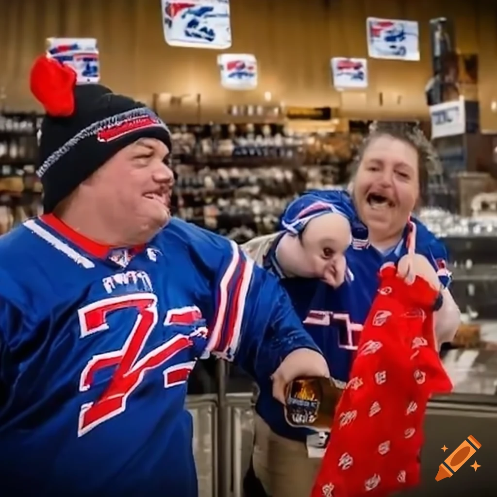 Buffalo Bills fans stocking up on beer at Wegmans before a snow storm ...