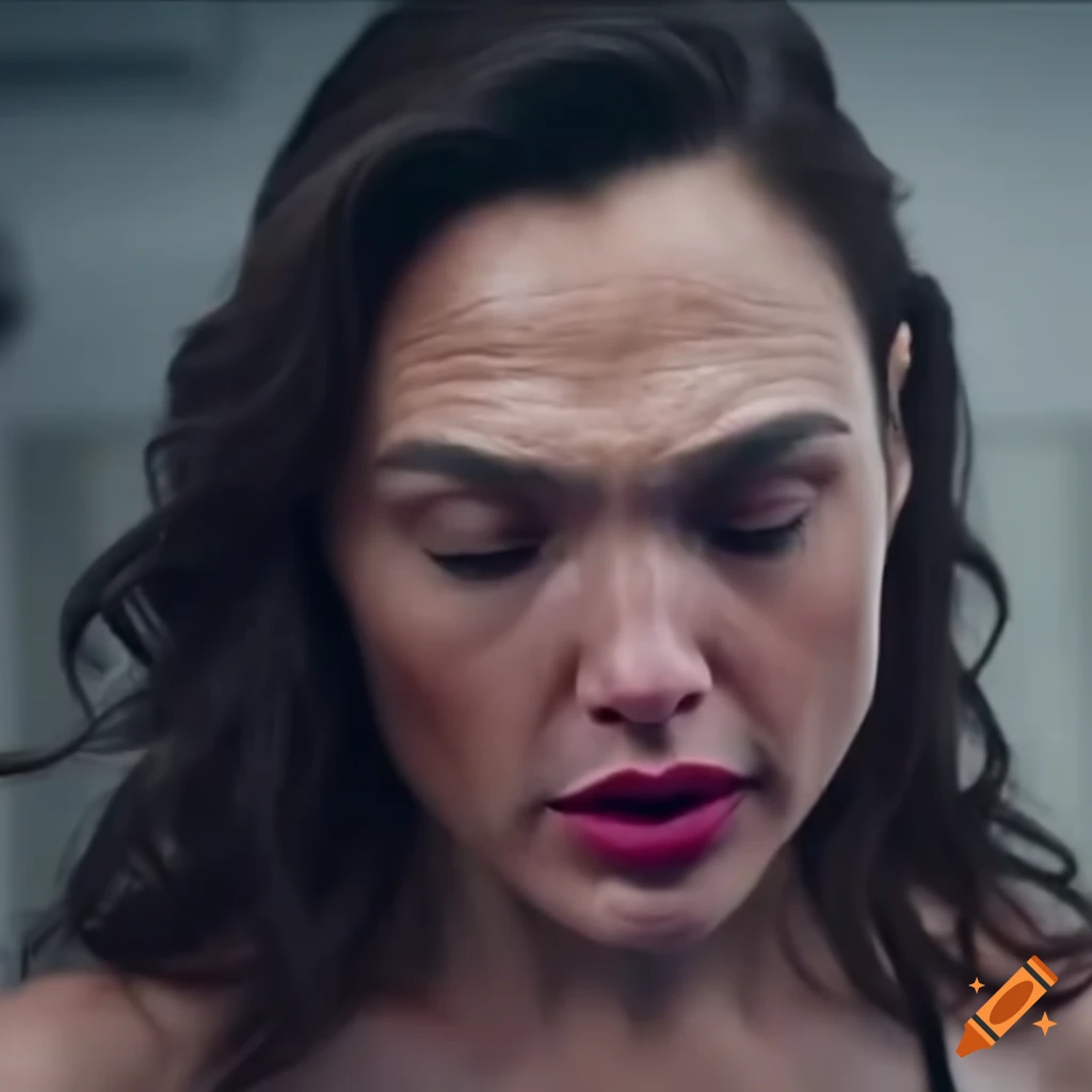 A bruised woman martial fighter with a dizzied expression on Craiyon