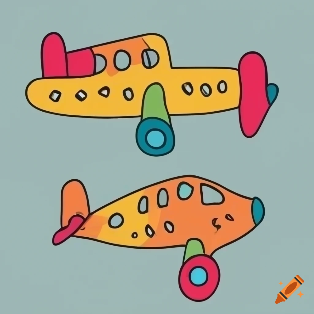 Simple vector shapes in a minimalistic outlined style on Craiyon