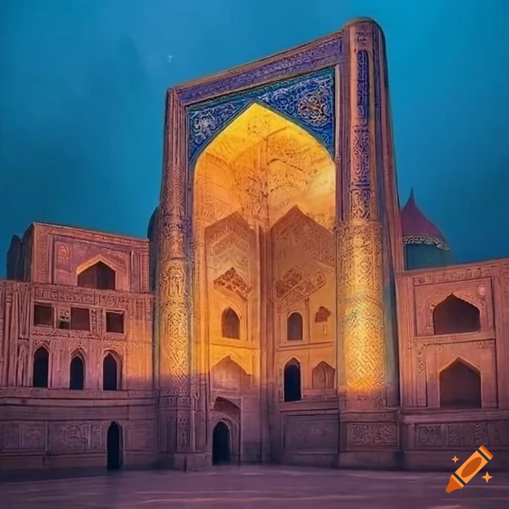 Herat's ancient city with stunning safavid architecture on Craiyon