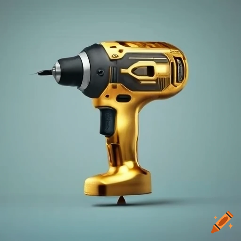 Gold electric screwdriver on Craiyon