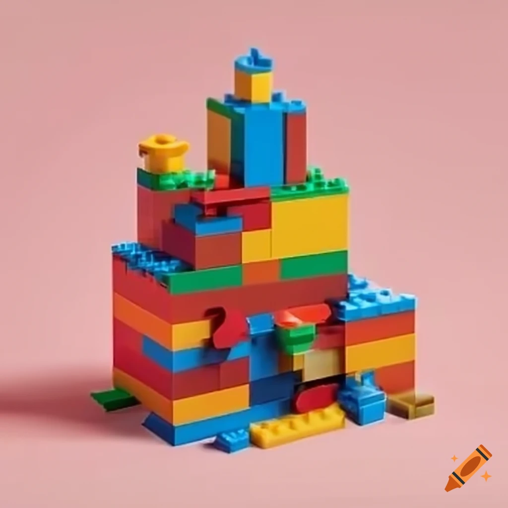 Lego brick on Craiyon